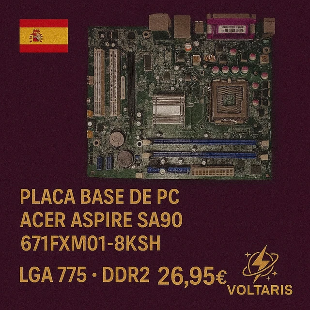 ACER ASPIRE SA90 LGA775 671FXM01-8KSH PC Motherboard £27.93 - PicClick UK