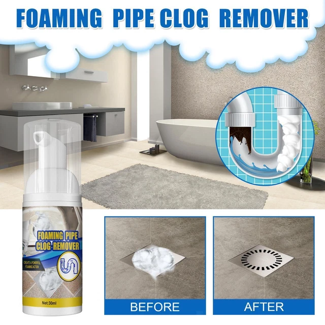 2-4PACK FOAMING PIPE Clog Remover Sink Drain Cleaner Dredge Agent for ...