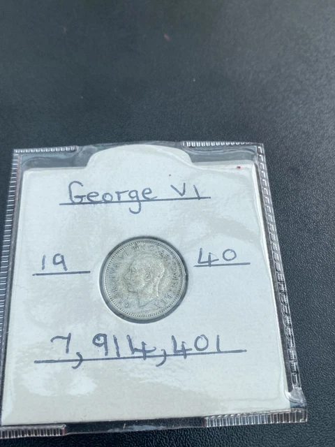 COINS OF ENGLAND George V1 Three Pence 1940. £1.00 - PicClick UK