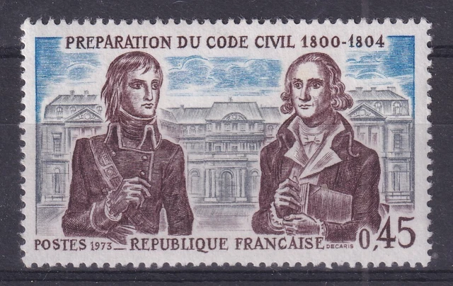 FRANCE ANNÉE 1973 Histoire de France Préparation Code Civil N° 1774 ...