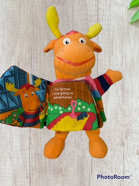 THE BACKYARDIGANS TYRONE Plush & Hand Puppet Book Nickelodeon Nick Jr ...