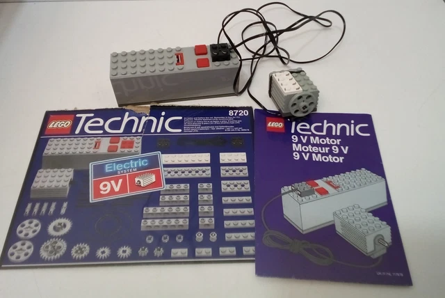 LEGO TECHNIC 8720 9V Motor and Battery Box Set £10.00 - PicClick UK