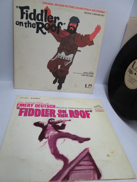 FIDDLER ON THE Roof Original Soundtrack 1971 Double Vinyl LP Record ...