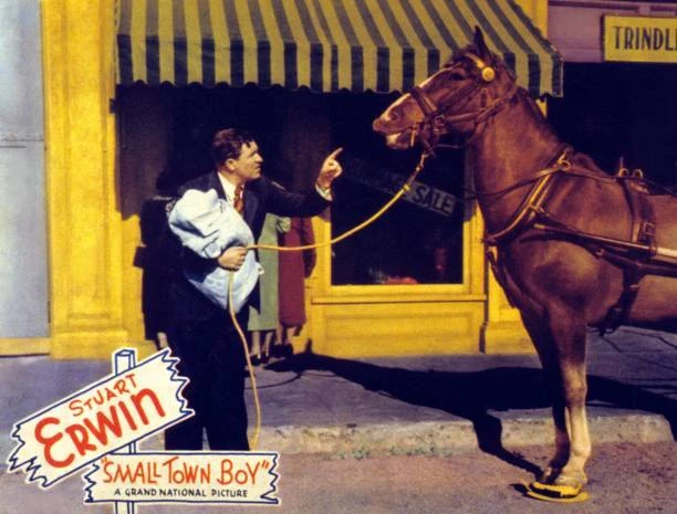 SMALL TOWN BOY, lobby card , Stuart Erwin on lobby card , 1937 OLD ...