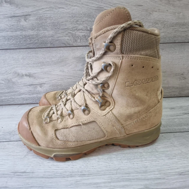 LOWA BOOTS BRITISH Army Issue Elite Desert Assault Patrol Combat Boot ...