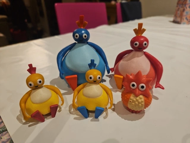 CBEEBIES TWIRLYWOOS FIGURES Set Great Big Hoo Toodloo Chickedy Chick ...