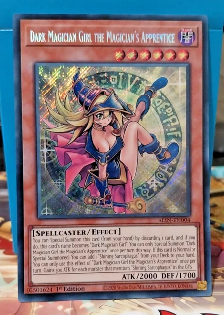 DARK MAGICIAN GIRL the Magician's Apprentice Yu-Gi-Oh Secret Rare 1st ALIN-EN004 £14.91 ...