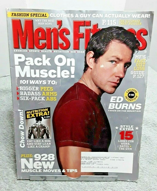 MENS FITNESS MAGAZINE September 2006 Ed Burns Pack On Muscle $7.83 ...
