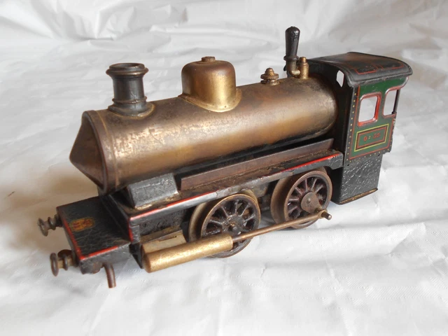 VINTAGE O GAUGE Toy steam locomotive 1920s Bing german live steam ...