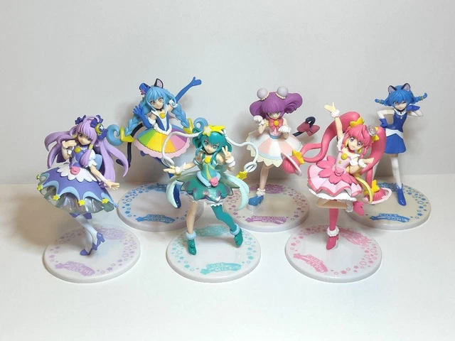 STAR TWINKLE PRECURE Cutie Figure Set Cure Star Milky Selene Cosmo Mao ...