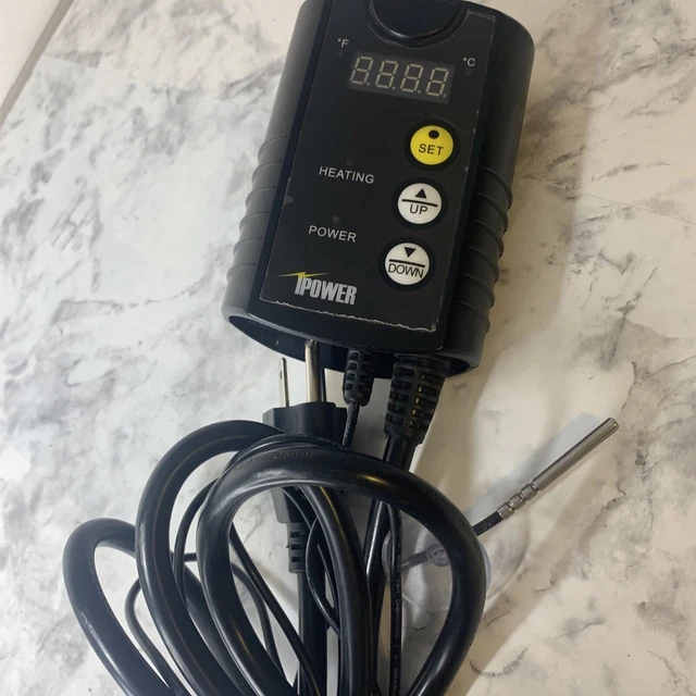 IPOWER DIGITAL HEATING Temperature Controller Intertek 125V 60Hz BNQ ...