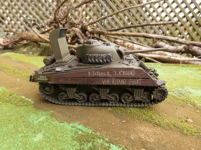 1/35 BUILT AMERICAN USMC M4A2 Deep Wading Sherman Medium Tank £14.99 ...