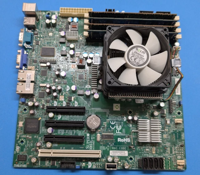 SUPERMICRO X8SIL-F LGA 1156 XEON L3426 1.87GHz 24GB RAM Combo mATX ...