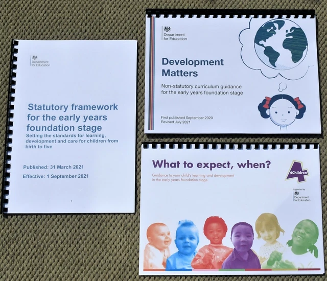 EYFS 2023 DEVELOPMENT Matters & 2023 Statutory Framework plus What To ...