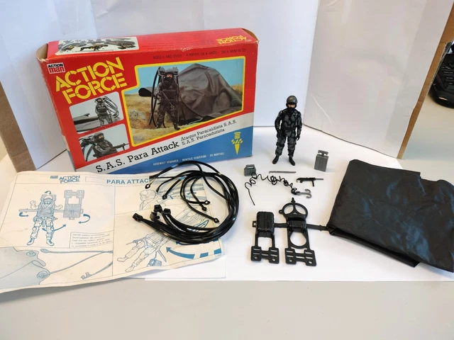 ACTION MAN ACTION Force Sas Para Attack Complete & Boxed Vintage Rare £ ...