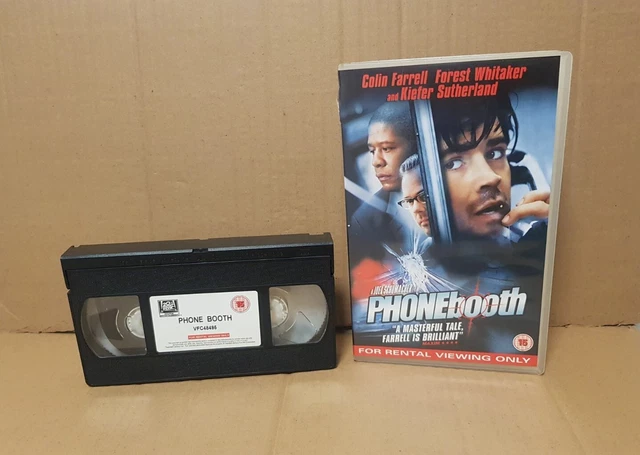 PHONE BOOTH, VHS Film 2002/Ex-Rental/Big Box/ Collin Farrell, Kiefer ...