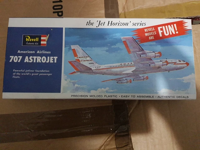 REVELL AMERICAN AIRLINES 707 Astrojet 1:144 1964 Model 243:100 £50.00 ...