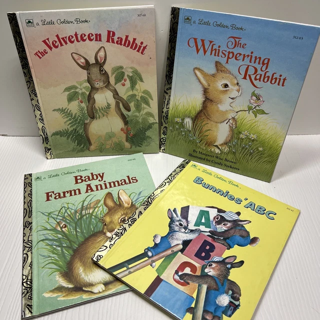 A LITTLE GOLDEN Book︱Lot of Rabbit/Bunny Themed Books︱Animals︱Lot of (4 ...