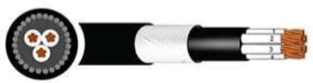 BS6724 SWA LSZH XLPE Armoured Cable 5 Core 150mm² Numbered £165.02 ...