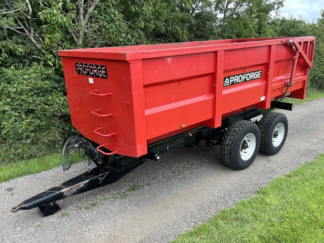 PROFORGE ACE12 GRAIN Trailer 12 Ton Tipping Trailer For Tractor Vgc ...