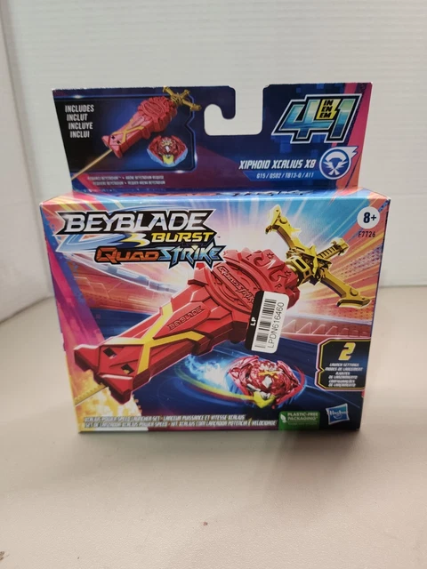 HASBRO BEYBLADE BURST QuadStrike Xcalius Power Speed Launcher Pack $12. ...