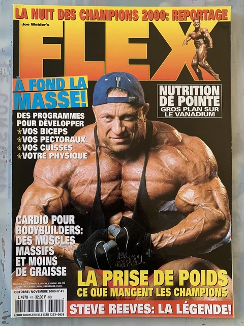 FLEX 2000 OCT/NOV #41 Markus Rühl Cover! Joe Weider Old Collection $59. ...