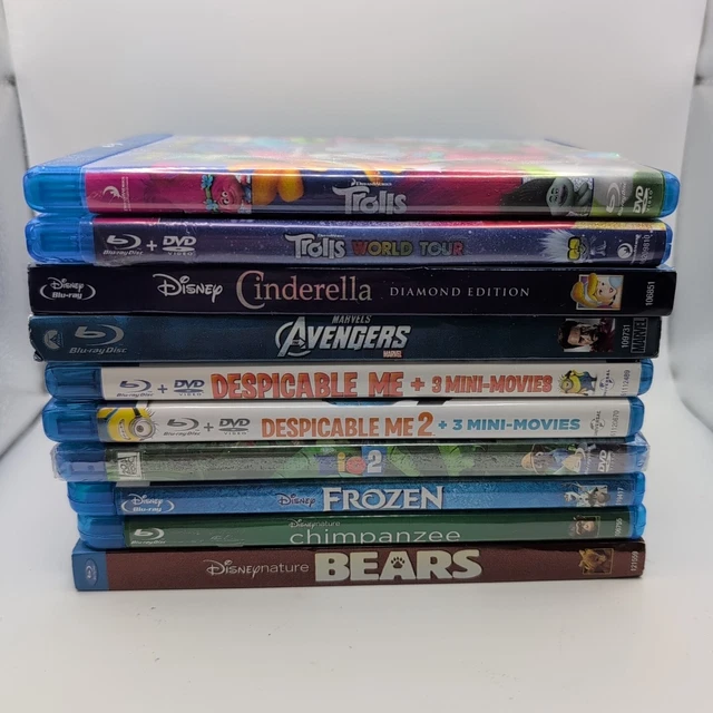 LOT OF 10 Blu-Ray DVD Movies Disney Comedy Kids Themed Family ...