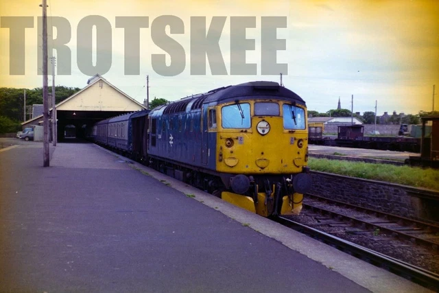 35MM COLOUR NEGATIVE BR British Railways Diesel Loco 26044 Class 26 ...