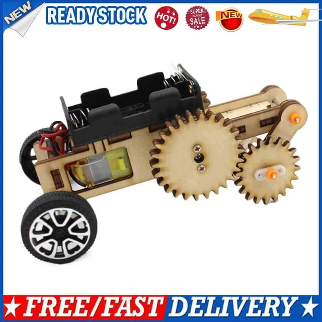 DIY STEM KIT Toy Two-way Walking Car Model Parent-child Interaction ...