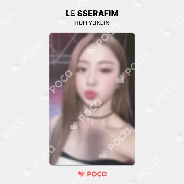[LE SSERAFIM HUH YUNJIN] FEARLESS (Ver.) PHOTO CARD Photocard EUR 5,27 - PicClick FR