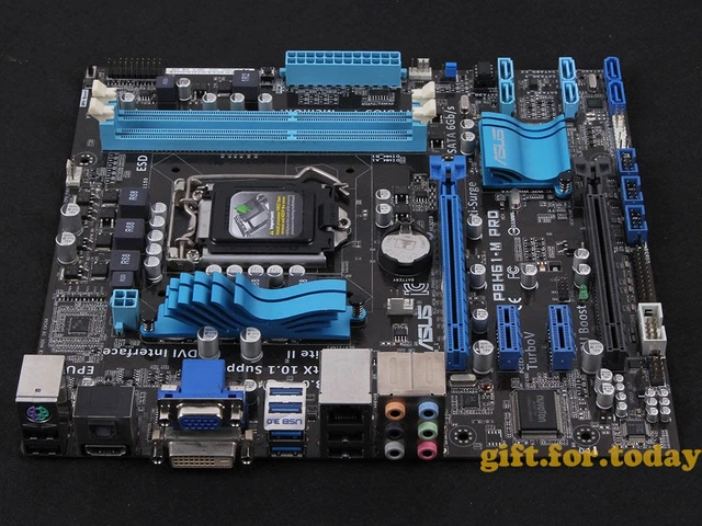 ORIGINAL ASUS P8H61-M PRO Intel H61(B3) Motherboard LGA 1155 DDR3 £85. ...