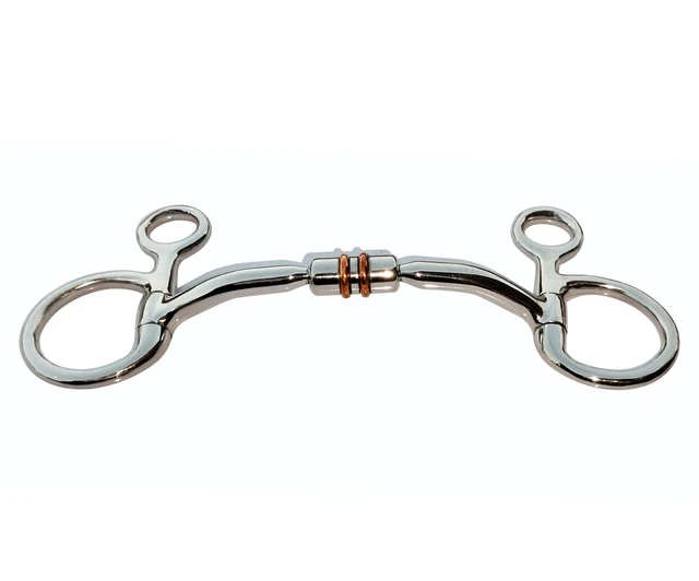 HANGING CHEEK COMFORT snaffle Horse bit Baucher bit Half cheek bit as ...