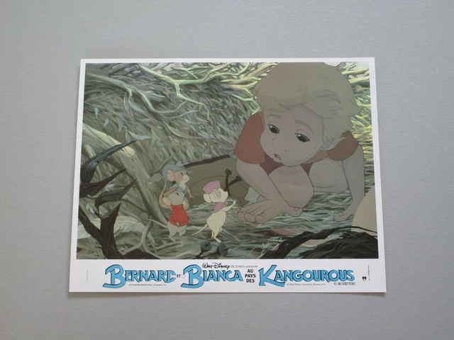 BERNARD ET BIANCA.. (The Rescuers Down Under) Walt Disney Lobby Card ...