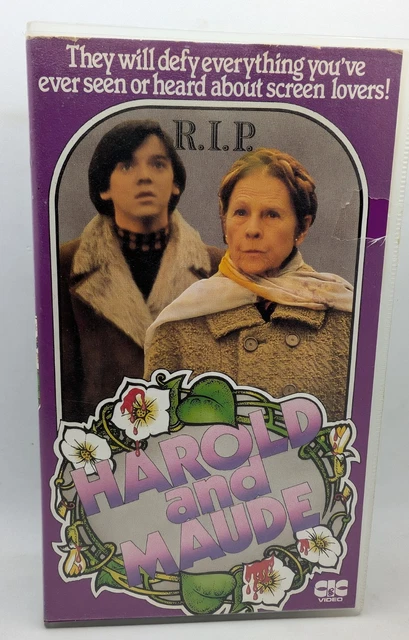 HAROLD AND MAUDE VHS Video 1971 Hal Ashby,Ruth Gordon Australian PAL ...
