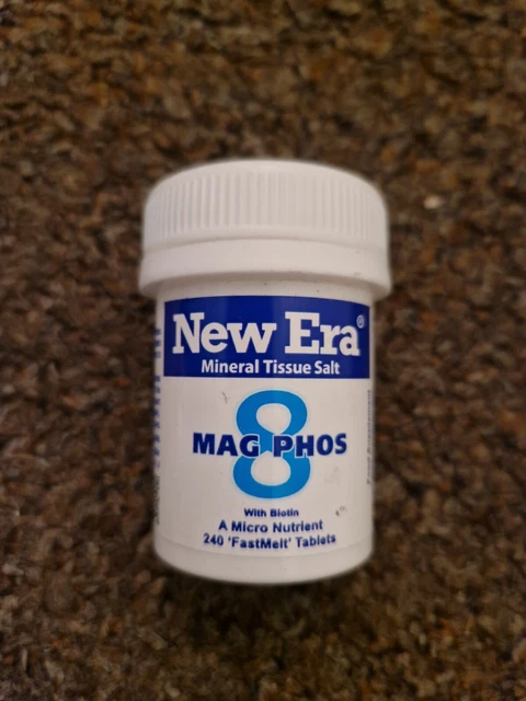 NEW ERA NUMBER 8 Mag Phos Mineral Salt FastMelt Tablets £8.49 - PicClick UK