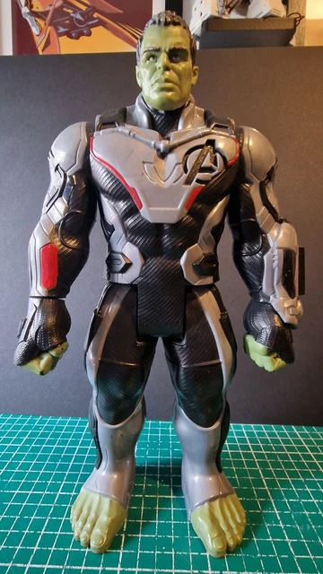 MARVEL AVENGERS ENDGAME Titan Hero Hulk 12" Figure Quantum Suit 2018 ...