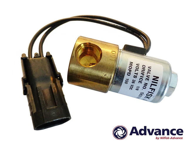 36V SOLENOID VALVE 56314255, Advance Aquaride Se Brx 700 Rider Scrubber ...