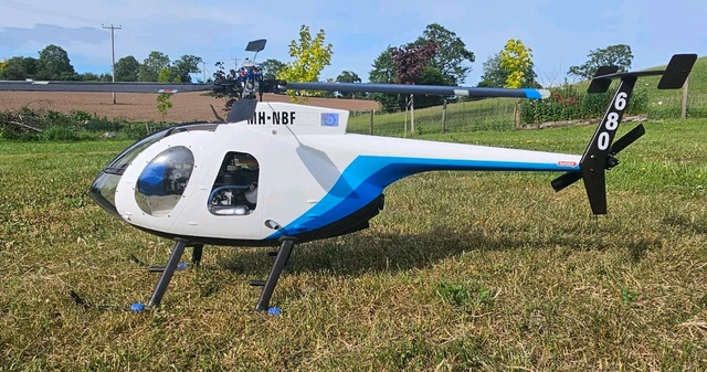 THUNDER TIGER RAPTOR Titan MD530 Scale RC Helicopter Os 50 Hyper Heli £ ...
