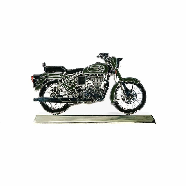 ROYAL ENFIELD BULLET 500cc 2D Scale Model Forest Green £52.32 - PicClick UK