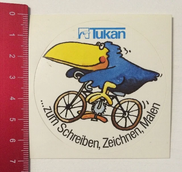 AUFKLEBER/STICKER: TUKAN - Zum Schreiben Zeichnen Malen (210416134) EUR ...