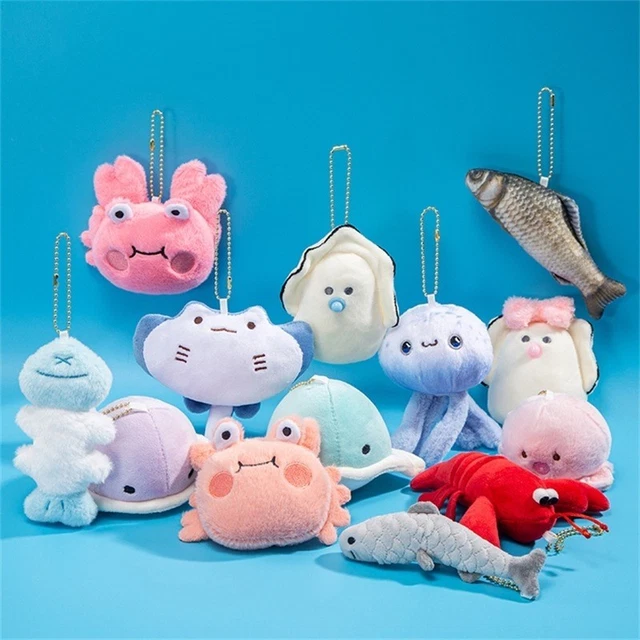 OCEANARIUM CRAYFISH PLUSH Keychain With Cartoon Animal Design For Kids ...