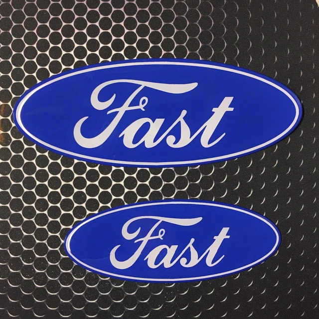 DOMED FAST FORD ECOBEAST emblem ecoboost eco boost turbo Car Sticker 3D ...