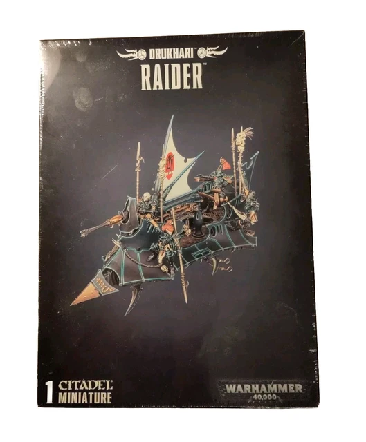 RAIDER DRUKHARI BOITE figurine WARHAMMER 40K 40 000 DARK ELDAR ELDAR ...