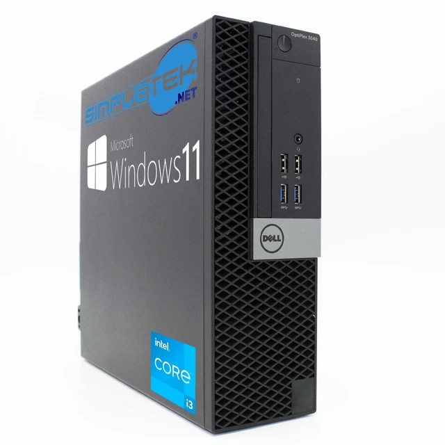 DELL OPTIPLEX 3040 SFF I3 6100 16gb 2tb Windows 11 Ordinateur Bureau PC ...