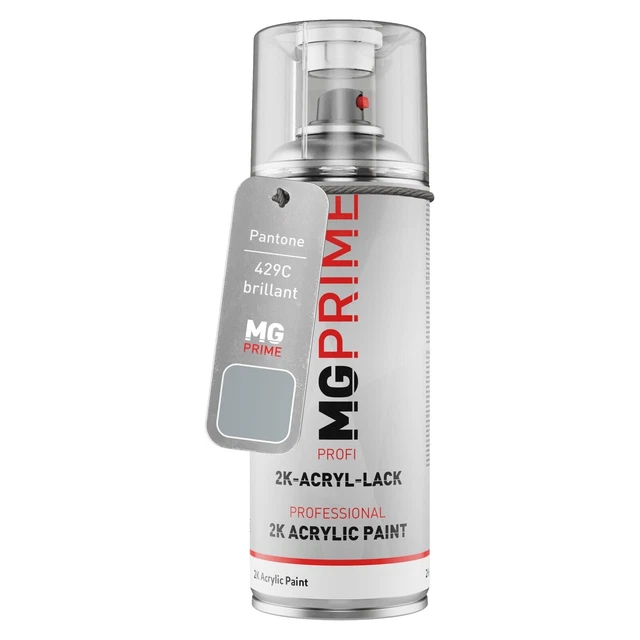 PANTONE 429C GREY brillant acrylique bombe aérosol 2C 400ml séchage ...