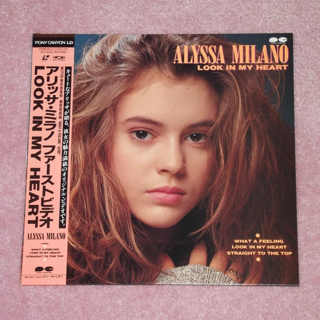 ALYSSA MILANO LOOK In My Heart - RARE 1989 JAPONAIS DISQUE LASER + OBI ... ALYSSA MILANO LOOK In My Heart - RARE 1989 JAPONAIS DISQUE LASER + OBI ...