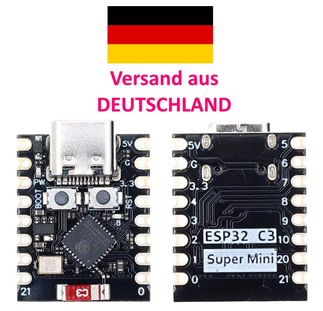 ESP32-C3 SUPER MINI Development Board Wifi Bluetooth USB-C Arduino IoT ...