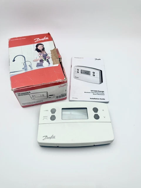 Danfoss Tp7000ma Electronic 7 Day Programmable Room Thermostat
