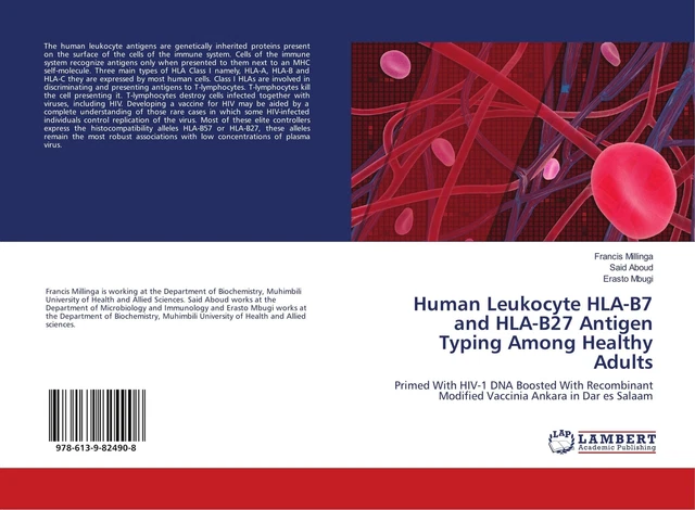 HUMAN LEUKOCYTE HLA-B7 and HLA-B27 Antigen Typing Among Healthy Adults | Buch EUR 34,95 ...