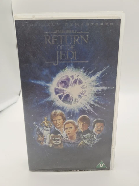 STAR WARS RETURN Of The Jedi Digitally Remastered VHS Video (CGI free ...